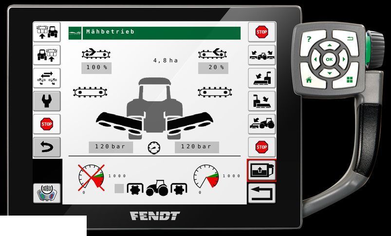 Fendt Varioterminal Isobus - Fendt Smart Farming Monitor - Panel ...